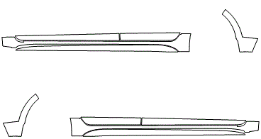 Rocker Panel Kit | TOYOTA COROLLA HATCHBACK 2024 – NOCHIP.US